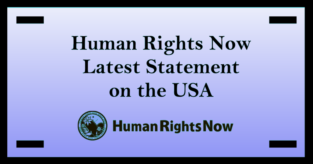 USA - Human Rights Now Global Site
